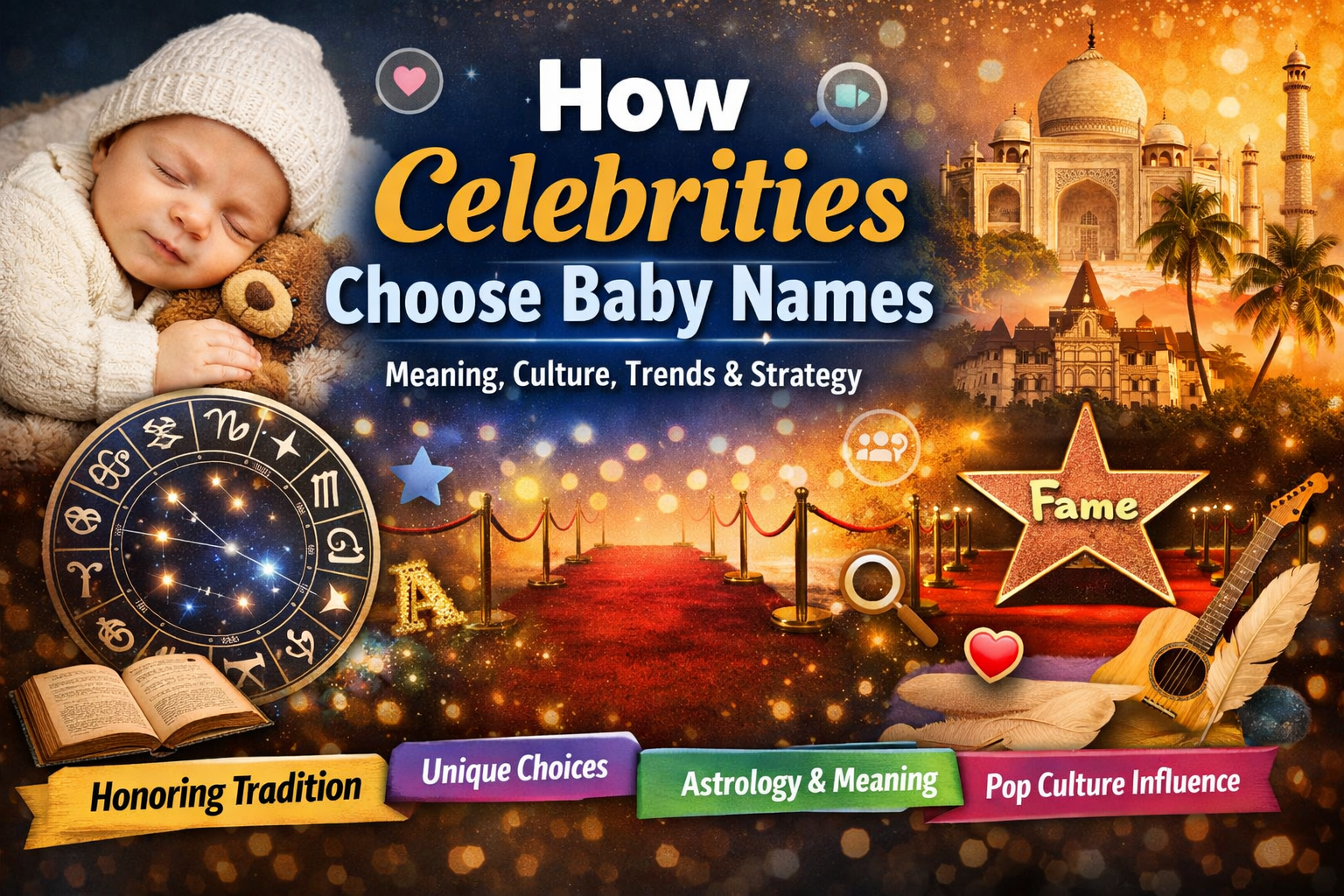 How Celebrities Choose Baby Names: Meaning, Culture, Trends & Strategy