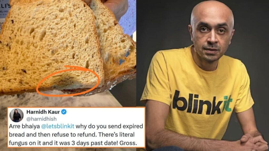 Blinkit Responds After Customer Claims She Received Expired Bread With ...
